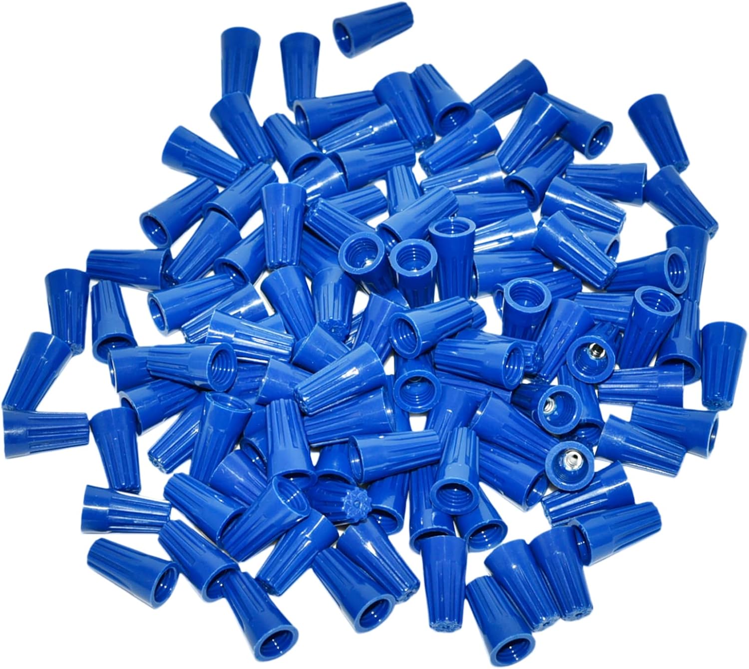 Eagles 100Pcs Twist on Wire connectors - Blue #20 - #18 AWG Wire Caps ...