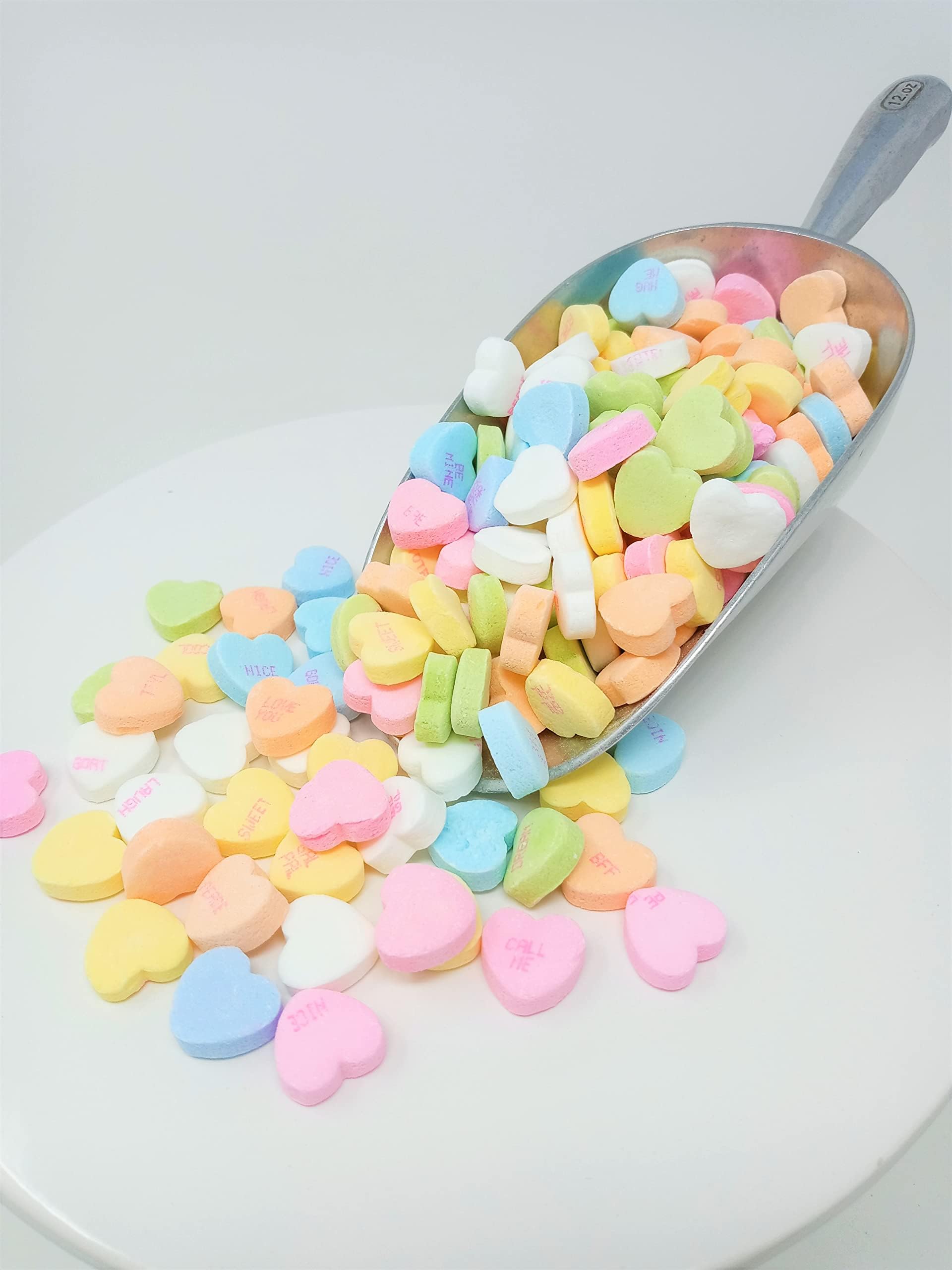 Amazon.com : Tiny Conversation Hearts Valentine's Day Hard Candy Bulk ...