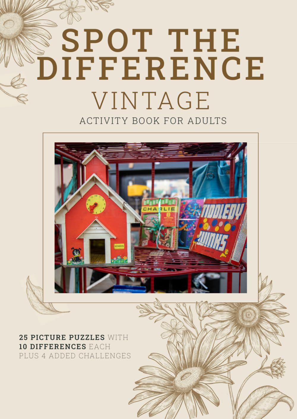 Amazon.com: Spot the Difference - Vintage: Activity Book for Adults ...