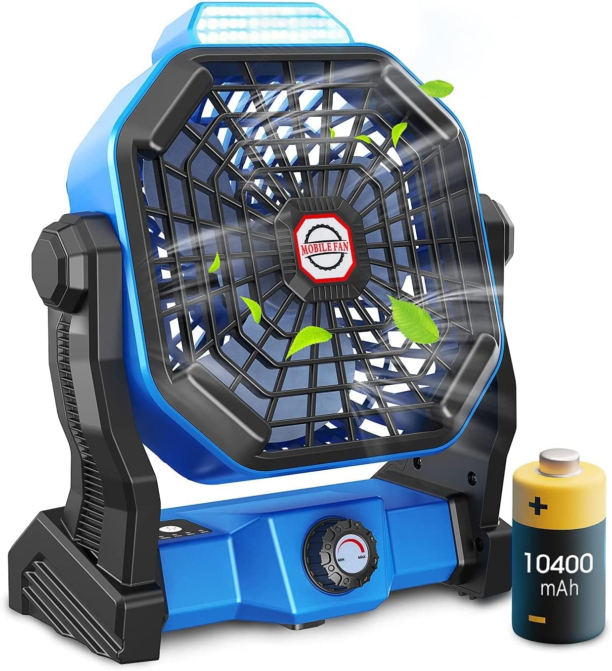 Amazon.com: LICONIX Portable Fan, Camping Fan with LED Lantern, 10 ...