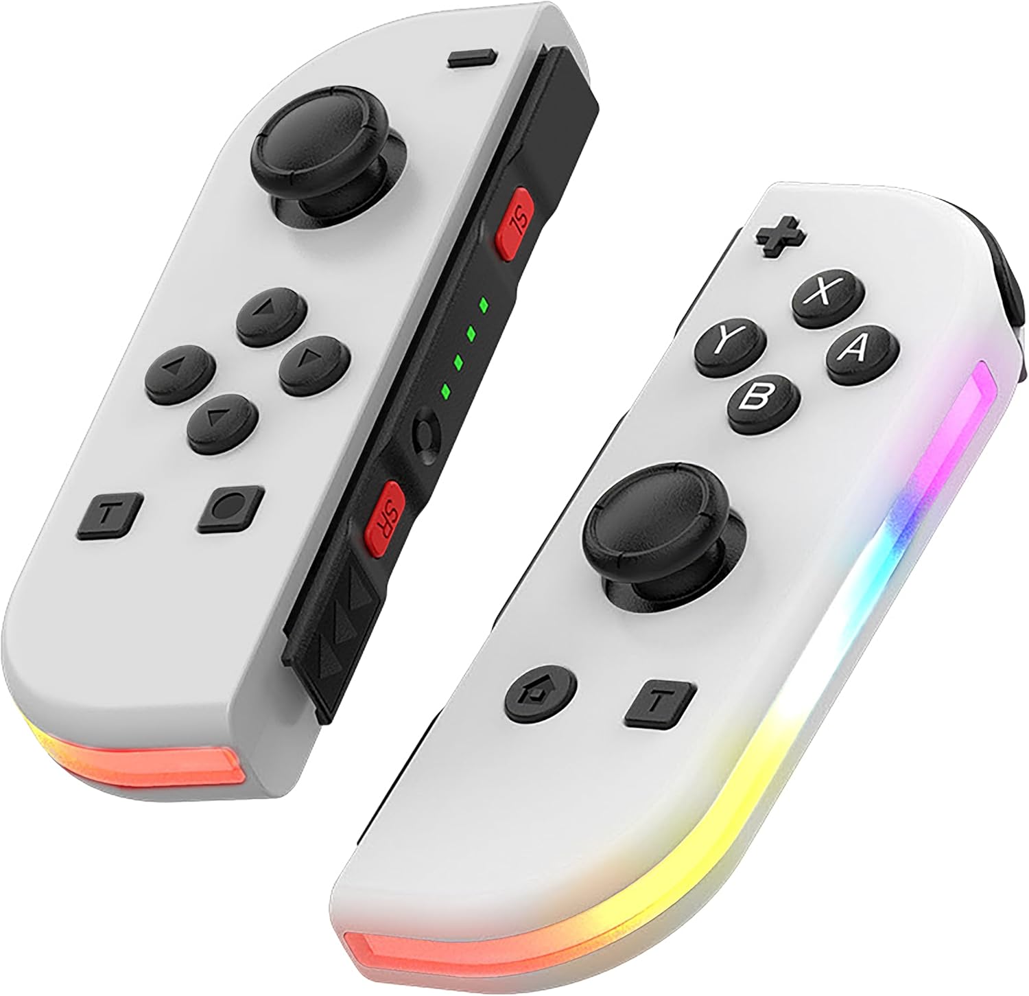 Costec RGB LED Joy Con Controller for Nintendo Switch Replacement for ...