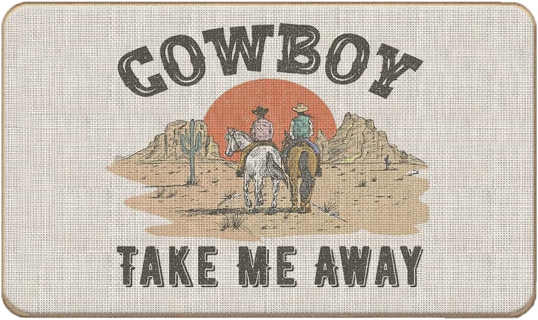 Amazon.com: Lacosu Retro Western Country Cowboy Take Me Away Wild West ...