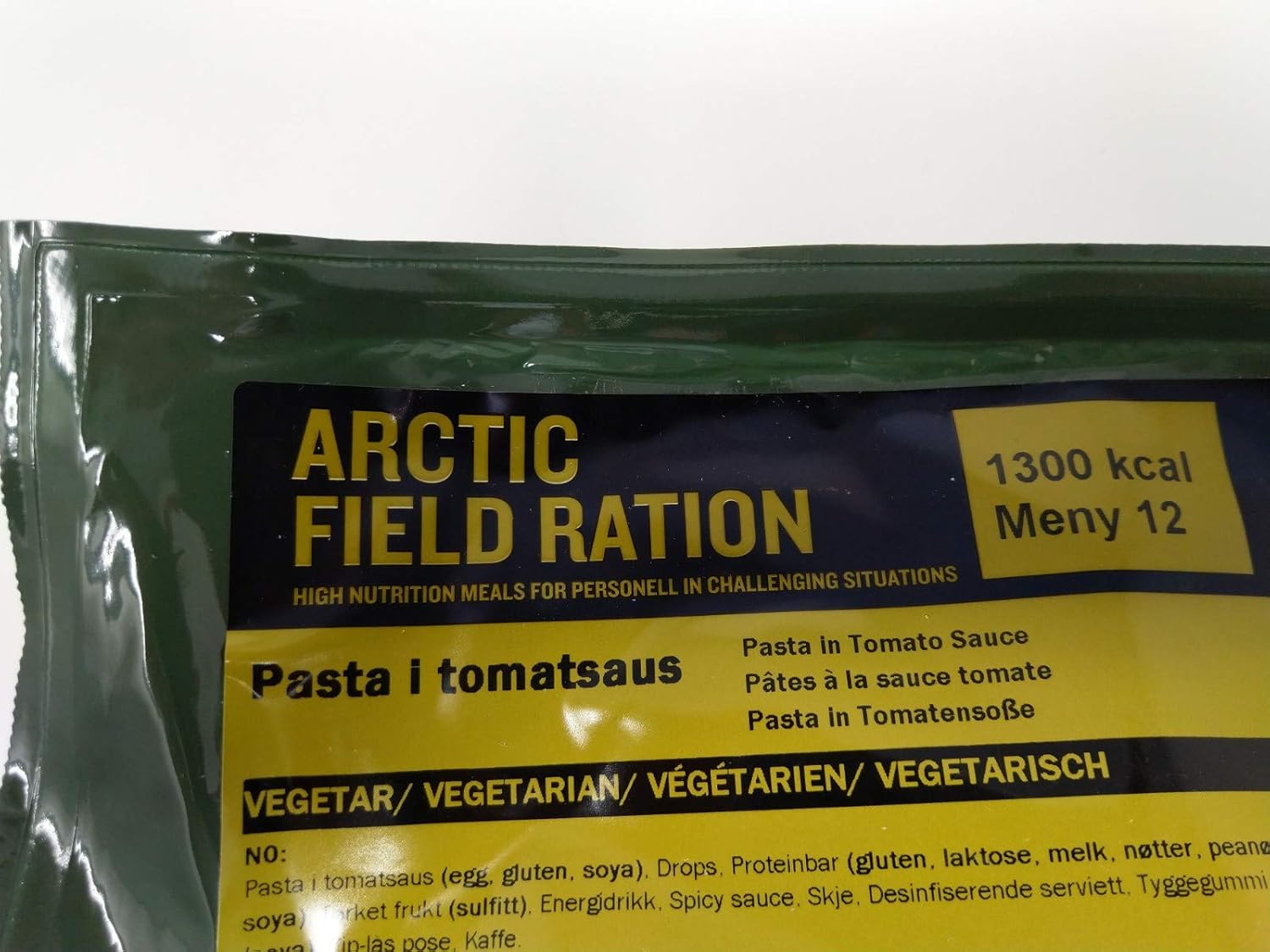 Real Turmat DryTech Arctic Field Ration Pack Pasta in Tomato Sauce ...