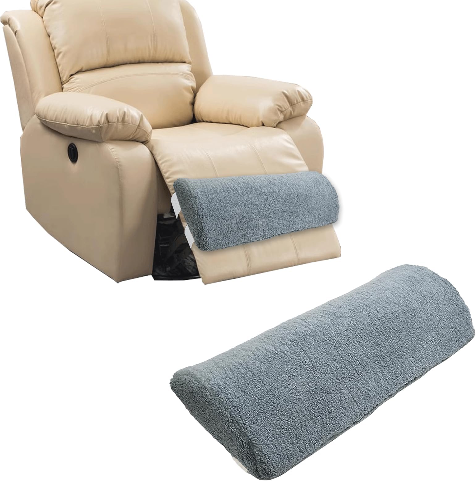 Amazon.com: TANYOO Leg Pillow for Recliner Soft and Supportive Half ...