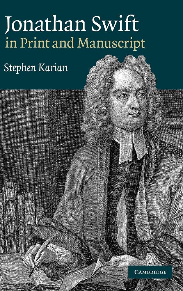 Amazon.com: Jonathan Swift in Print and Manuscript: 9780521198042 ...