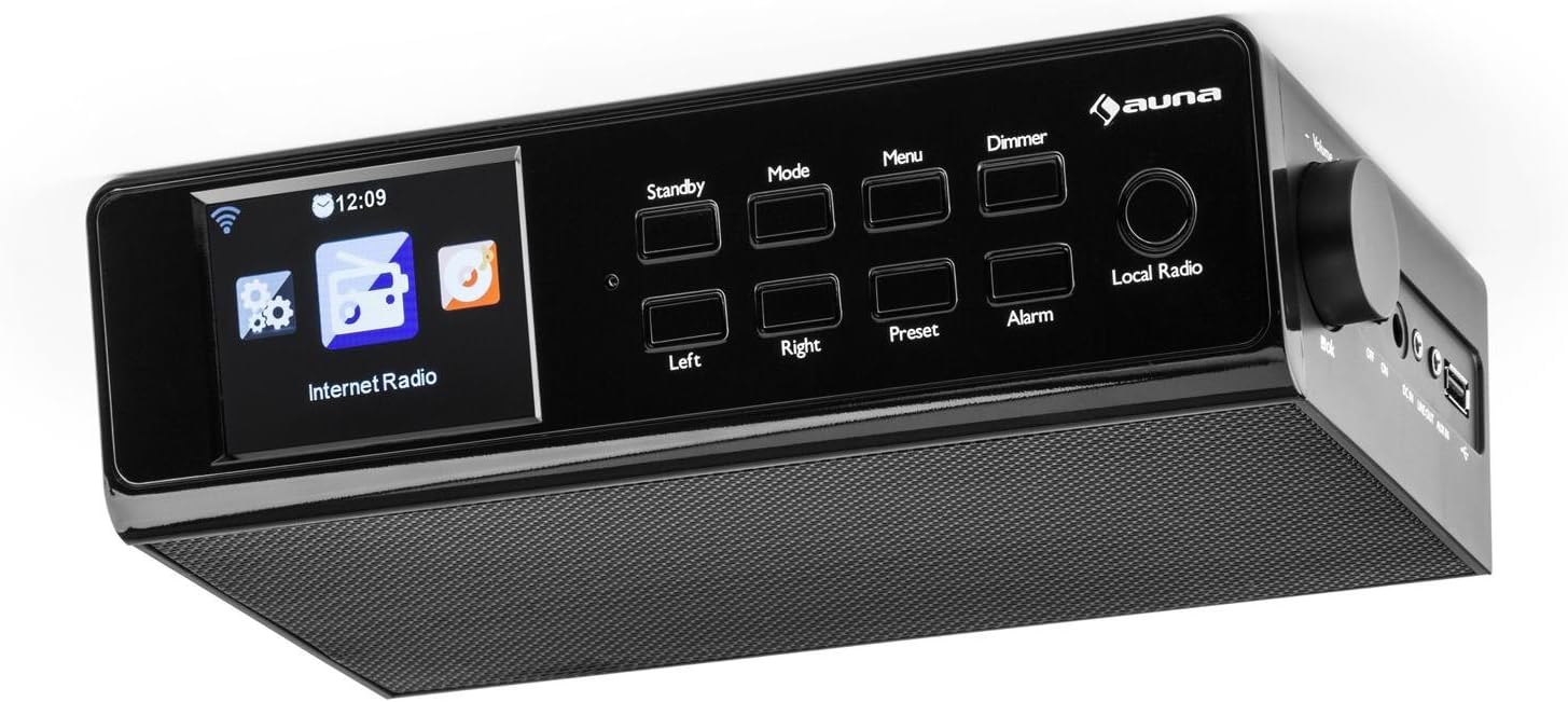 auna KR-190 - Küchenradio, Internet Radio, Unterbau Radio, UPnP/DLNA ...