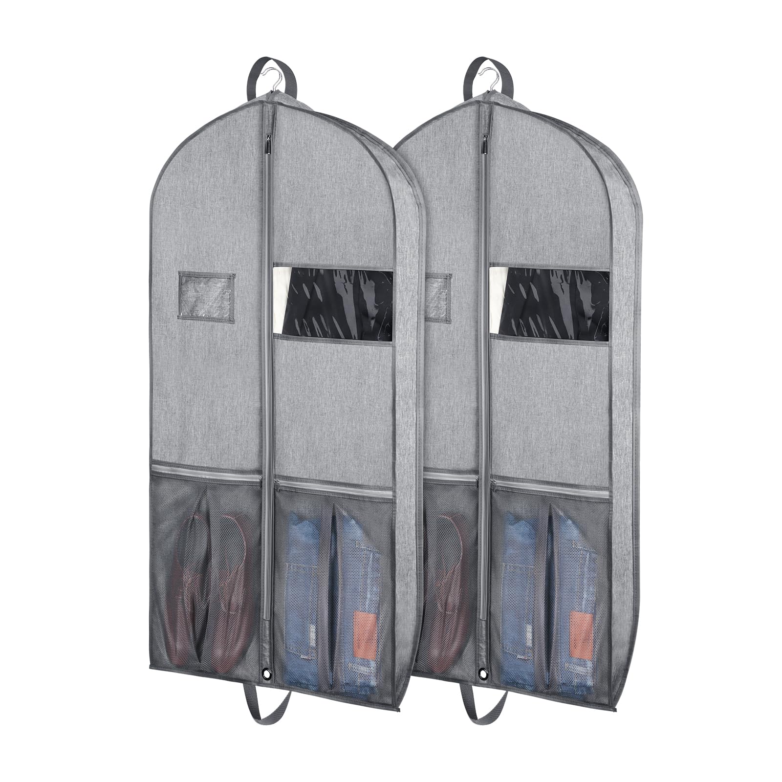 Amazon.com: Zilink Heavy Duty Garment Bags for Travel 43”Suit Bags for ...