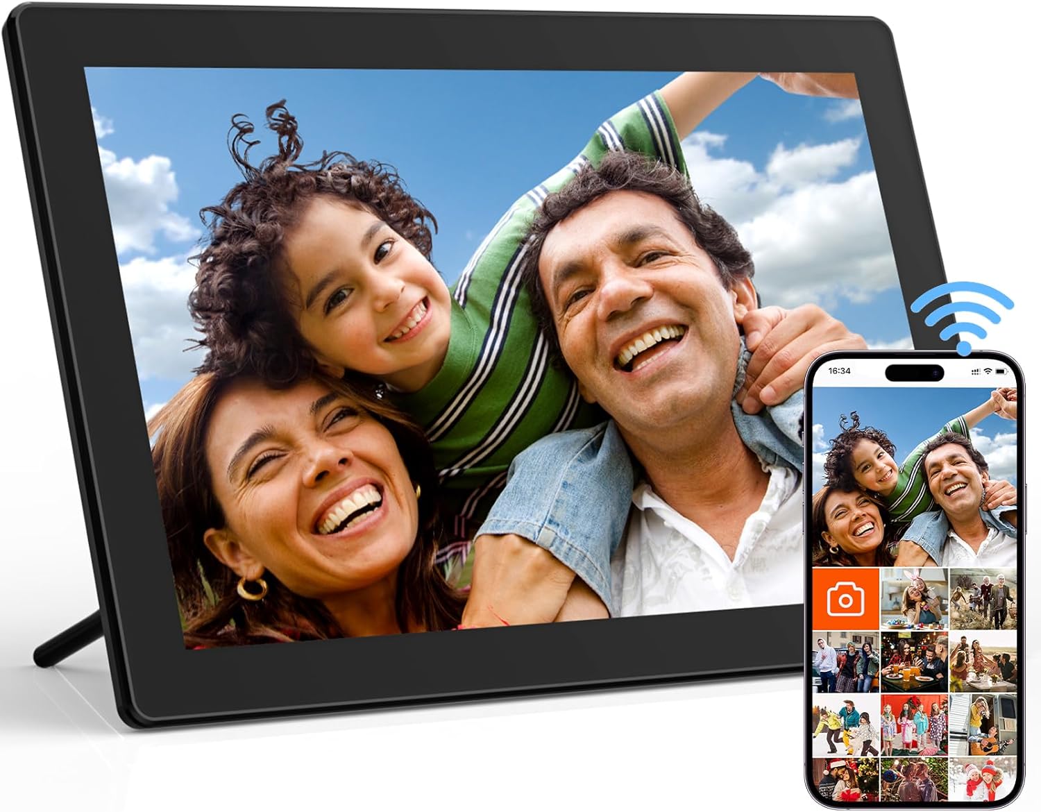 Amazon.com : 10.1" WiFi Digital Picture Frame with IPS Touch Screen ...