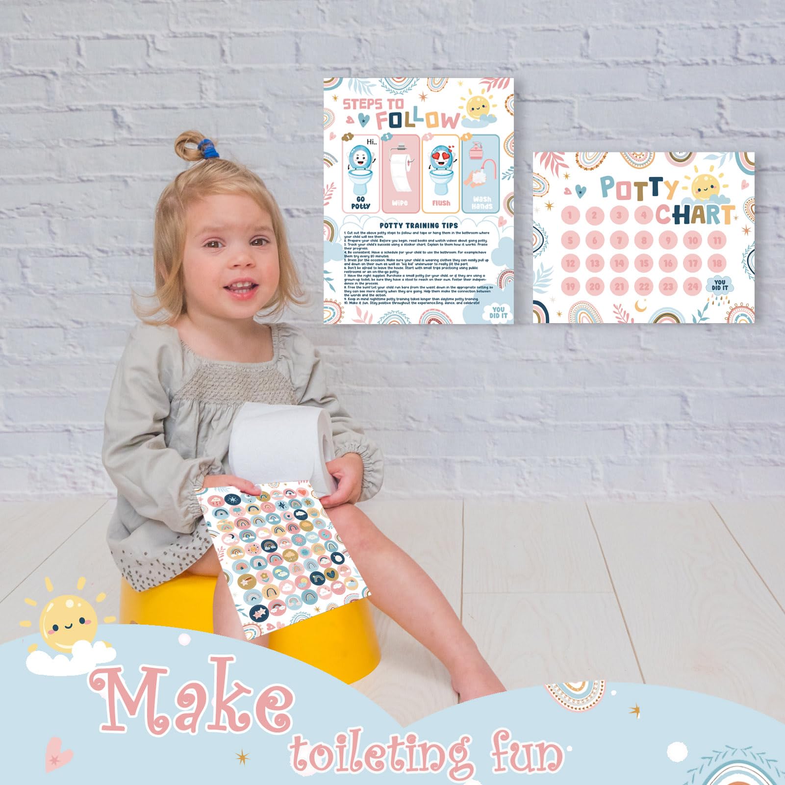 Snapklik.com : Bohemian Potty Training Chart - 18 Potty Training ...