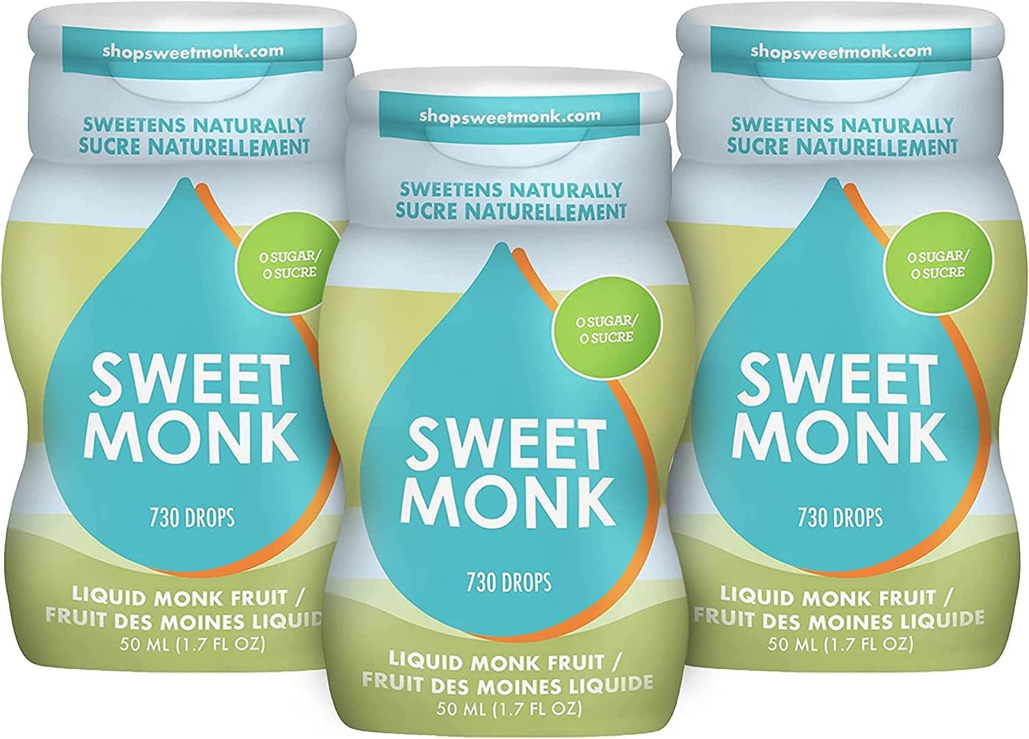 100% Pure Original Monk Fruit Sweetener Liquid Sugar Substitute by ...