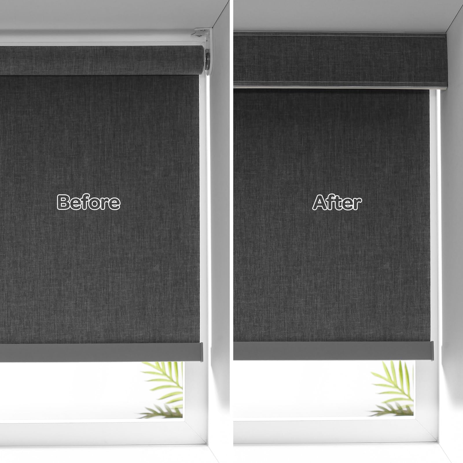 Snapklik.com : PVC Curtain Boxes Vertical Blind Valance Simple Roller ...