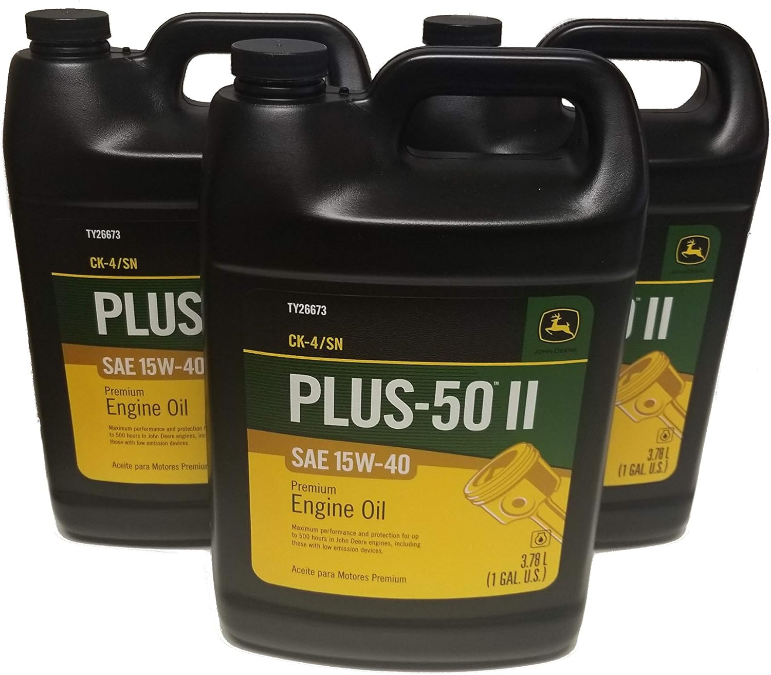 John Deere Original Equipment Plus-50 II SAE 15W-40 Oil - TY26673 (Qty ...