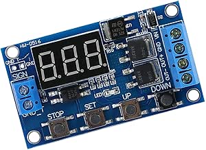 Amazon.com: DC 5V-36V Relay Timer Switch, 5-36V LED Display Cycle Delay ...