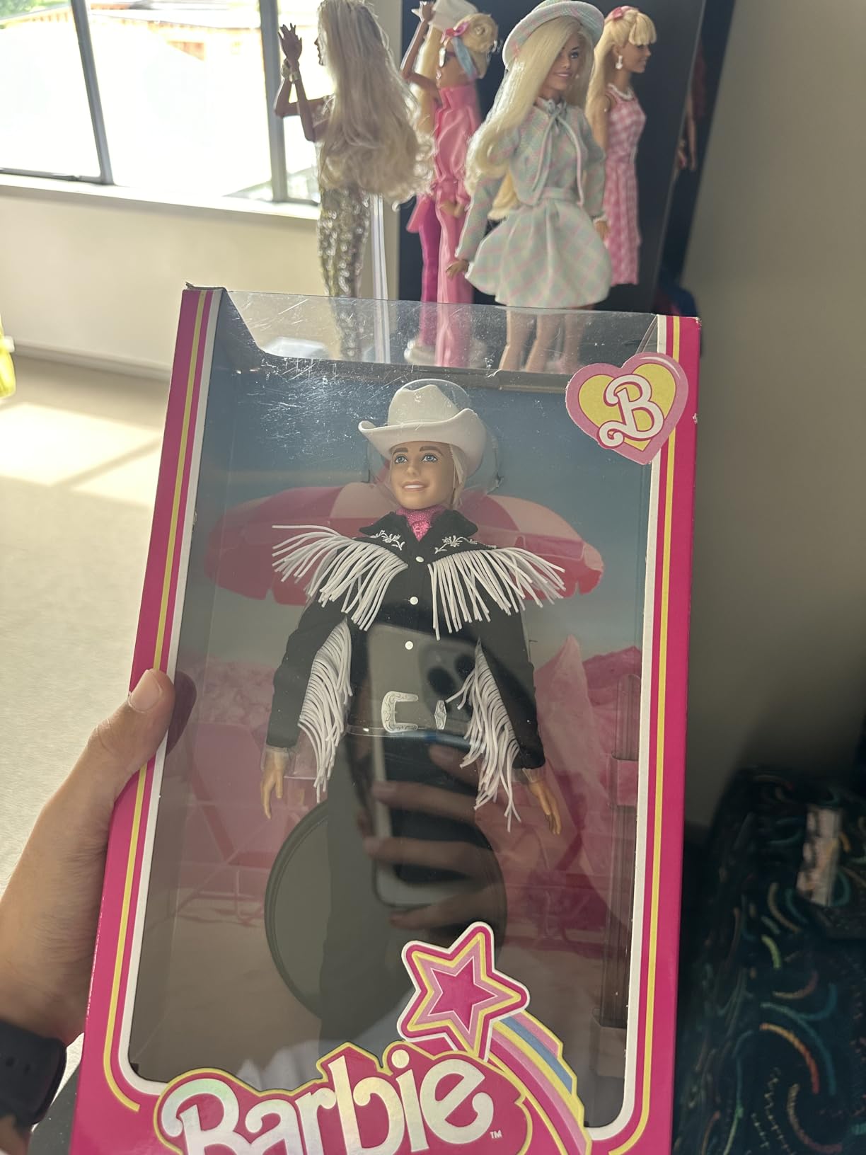 Barbie The Movie Collectible Ken Doll Wearing Black Outfit with White ...