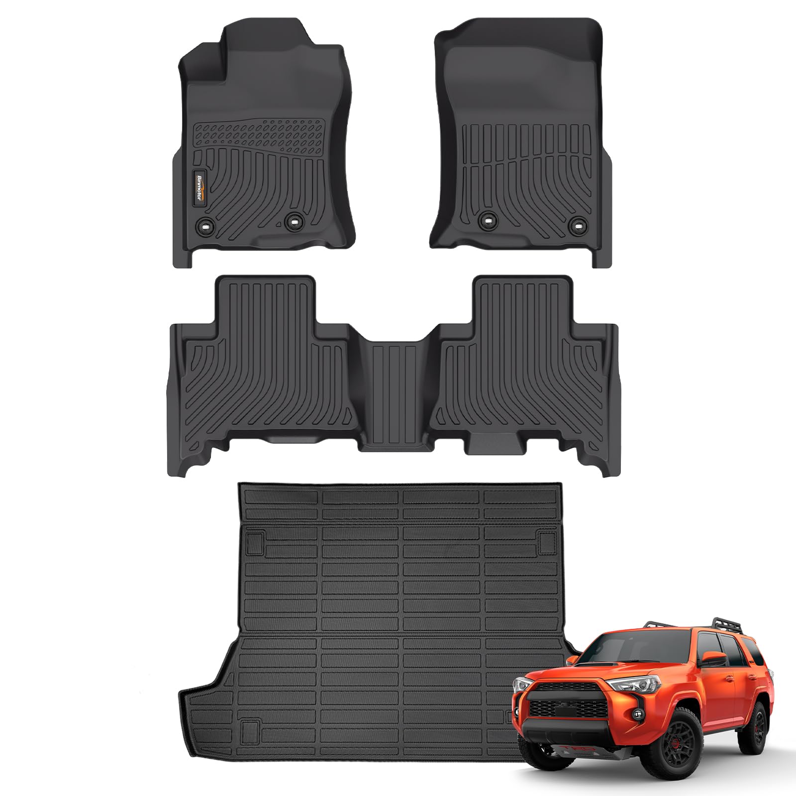 Snapklik.com : Binmotor-Floor Mats & Cargo Liner For Toyota 4Runner ...