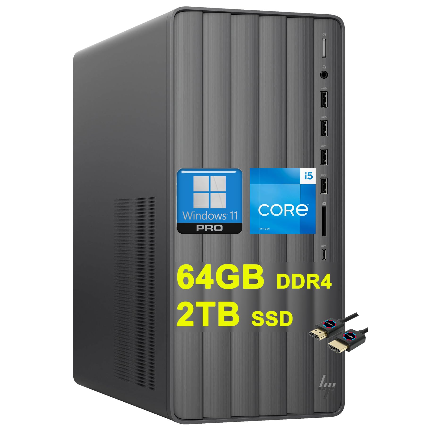 Amazon.com: HP Envy Business Desktop Computer | Intel 10-core i5-14400 ...