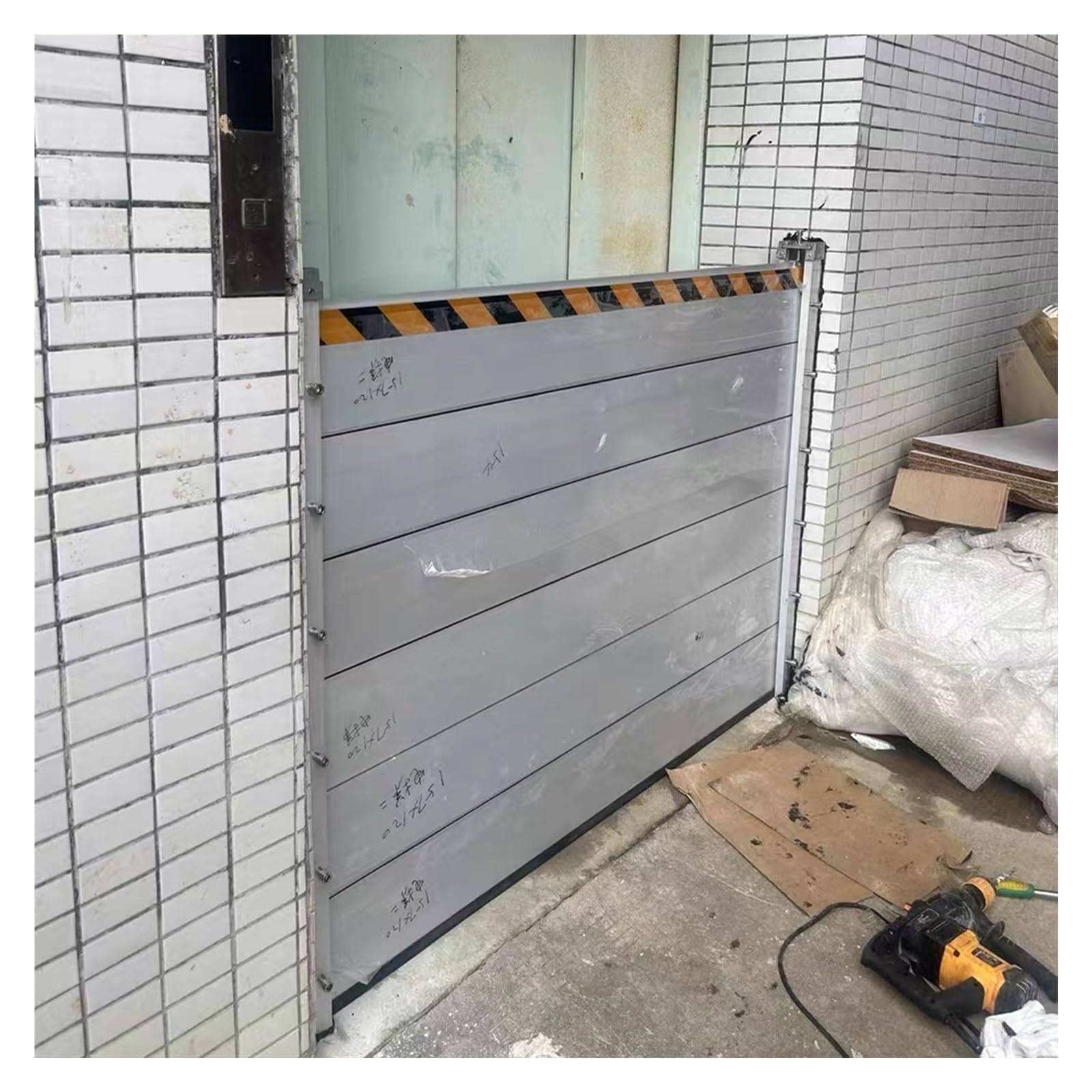 Removable Flood Door Barrier Panels