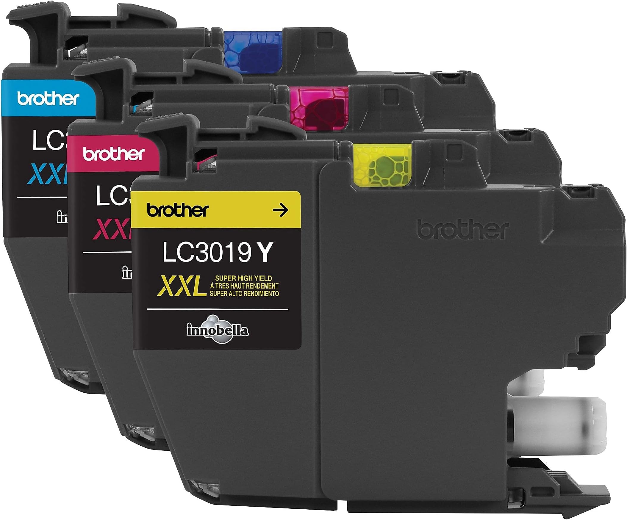 Brother Printer LC30193PK Super High Yield XXL 3 Pack Ink Cartridges- 1 ...