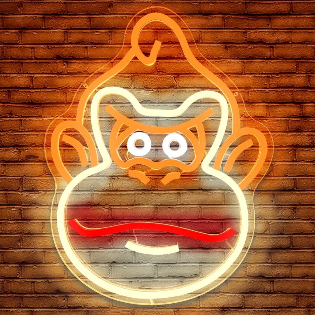 Anime Monkey neon sign Dimmable Led Neon Sign for Wall Decor Gaming ...