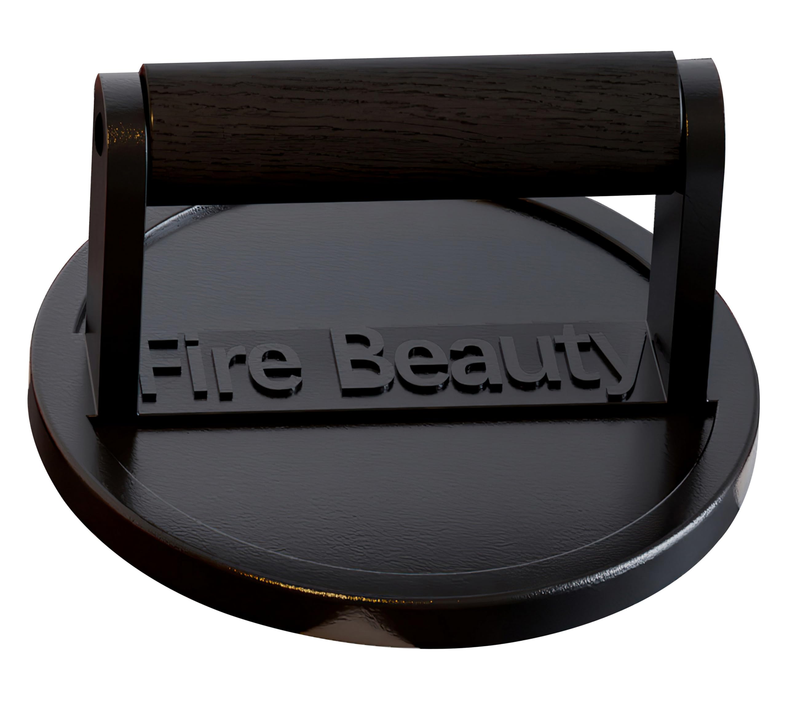 Amazon.com: Fire Beauty Burger Press,6.5" Grill Press Enamel Surface ...