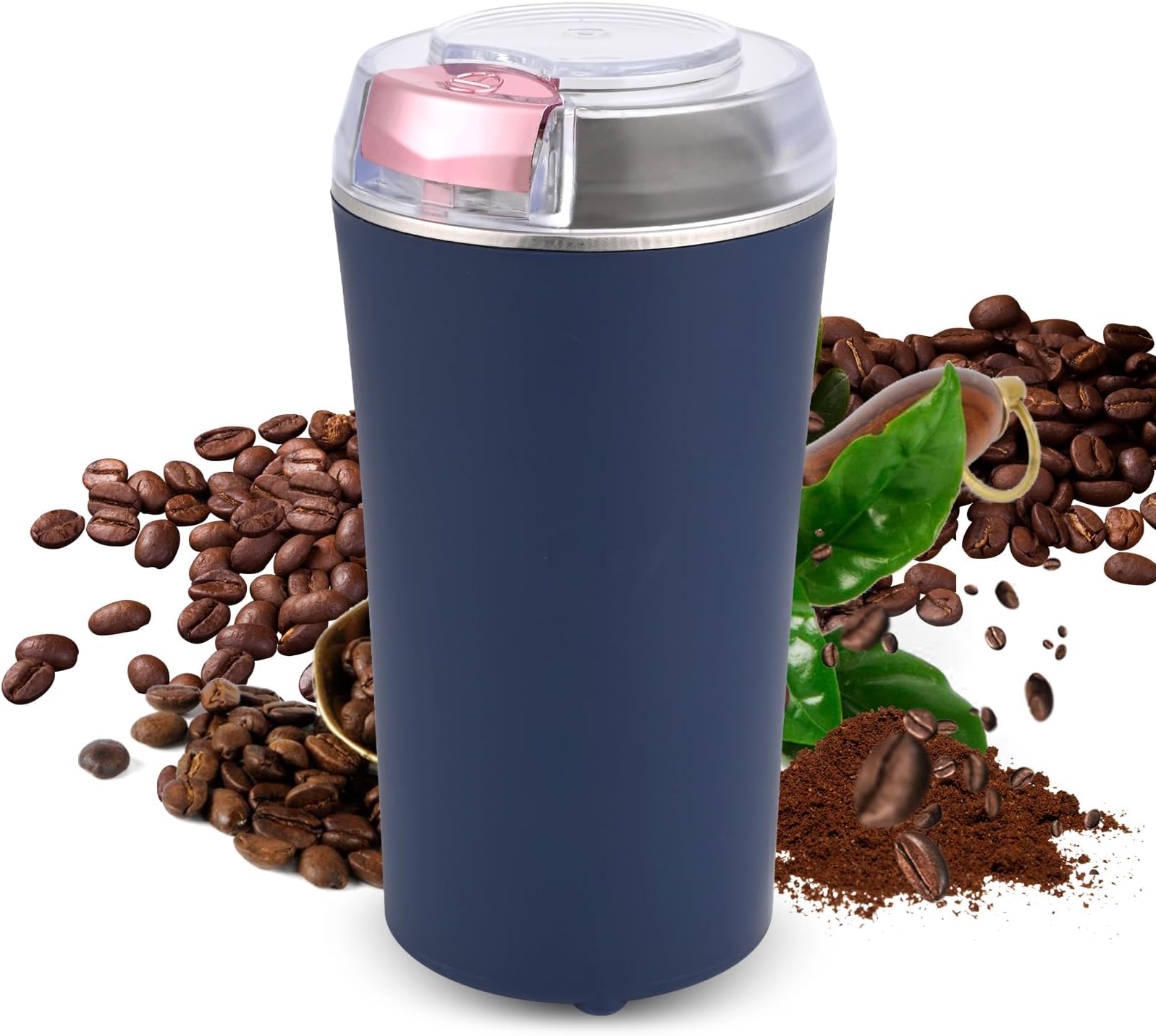 Weinsamkeit Macinacaffè Elettrico, Macina Caffè Elettrico 200W con Lame ...