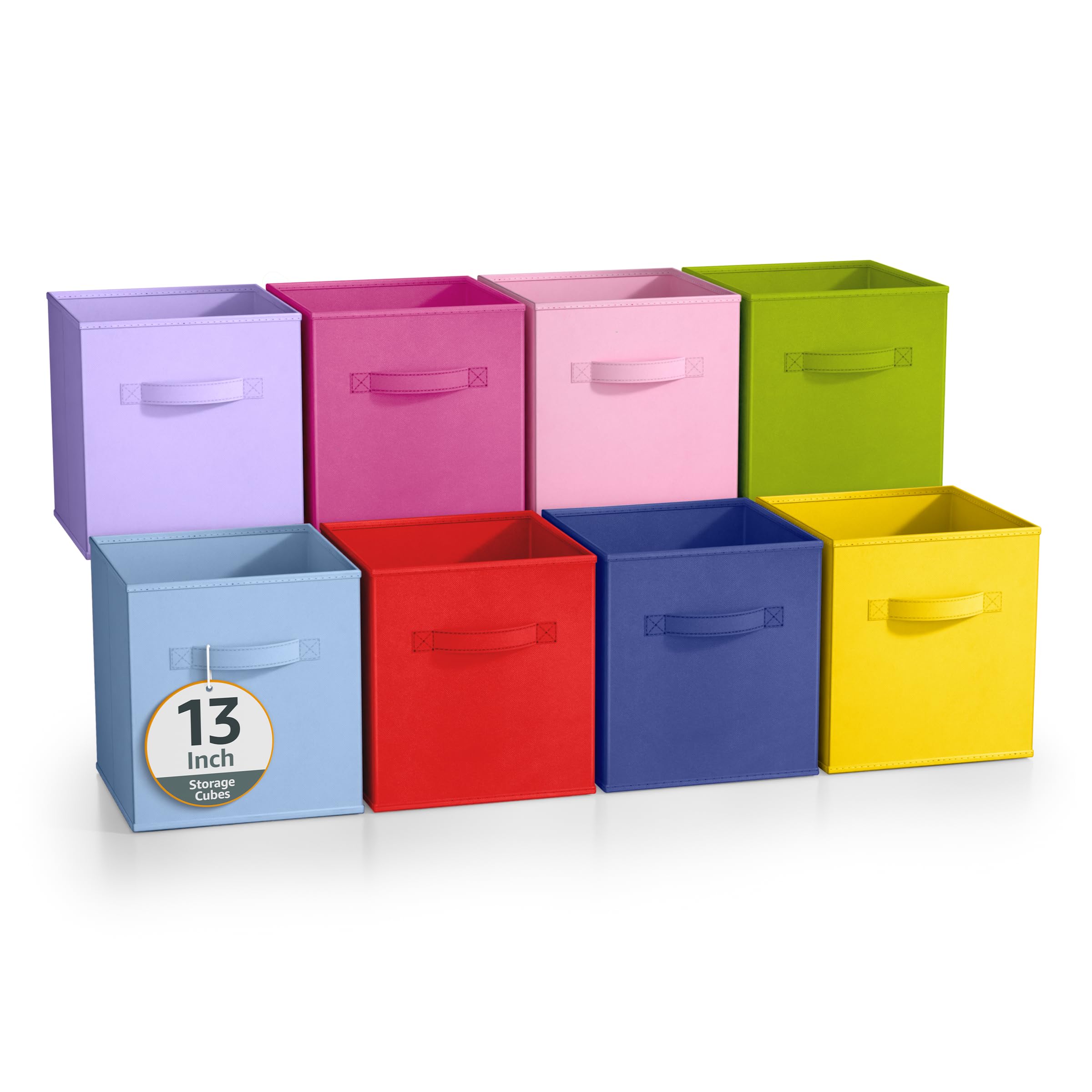 Amazon.com: Sorbus Fabric Storage Cubes - 8 Foldable Storage Bins for ...