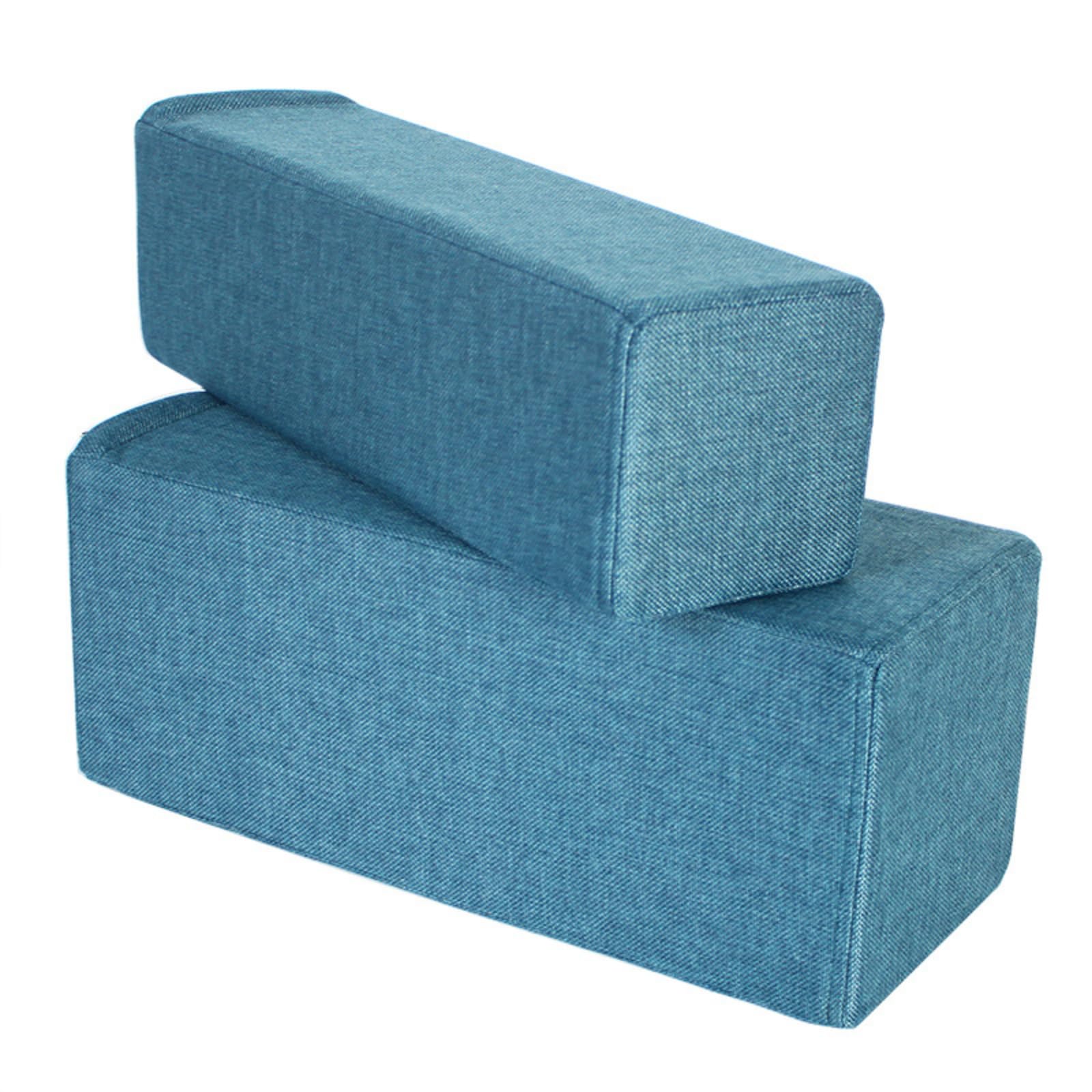 Amazon.com: EFELIM Linen Bed Couch Armrest Cushion, Thicken Sofa Elbow ...