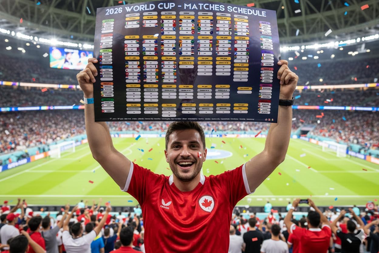 Amazon.com: 2026 World Cup Wall Chart – Full Tournment Matches Planner ...