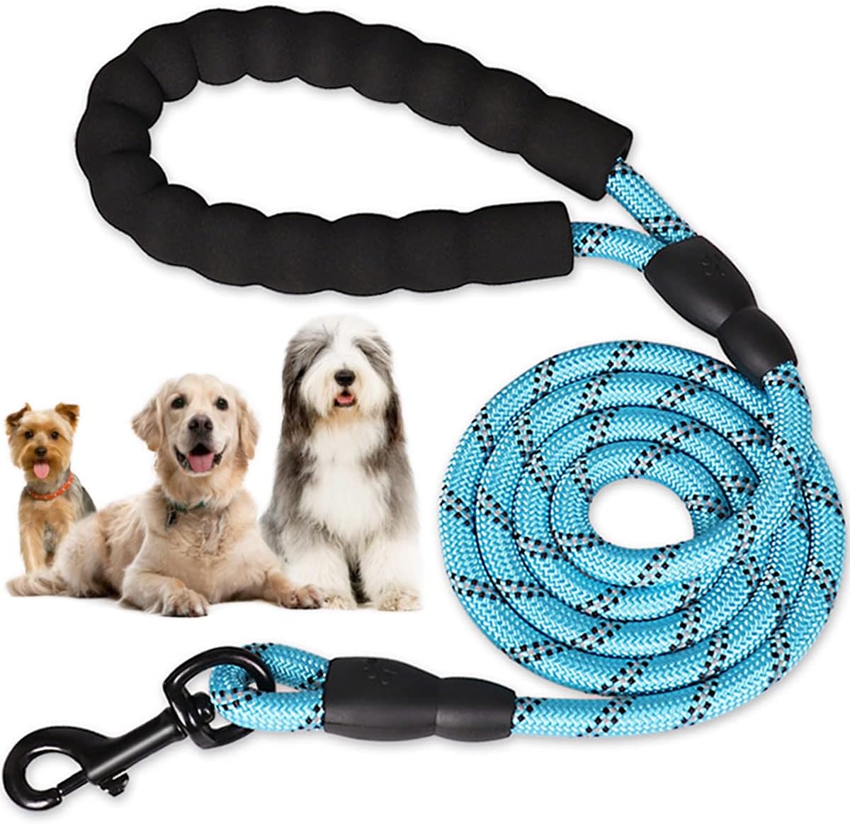 MESVIER Correa para Perro, 1.5 Metros Correa para Perro Nylon con ...