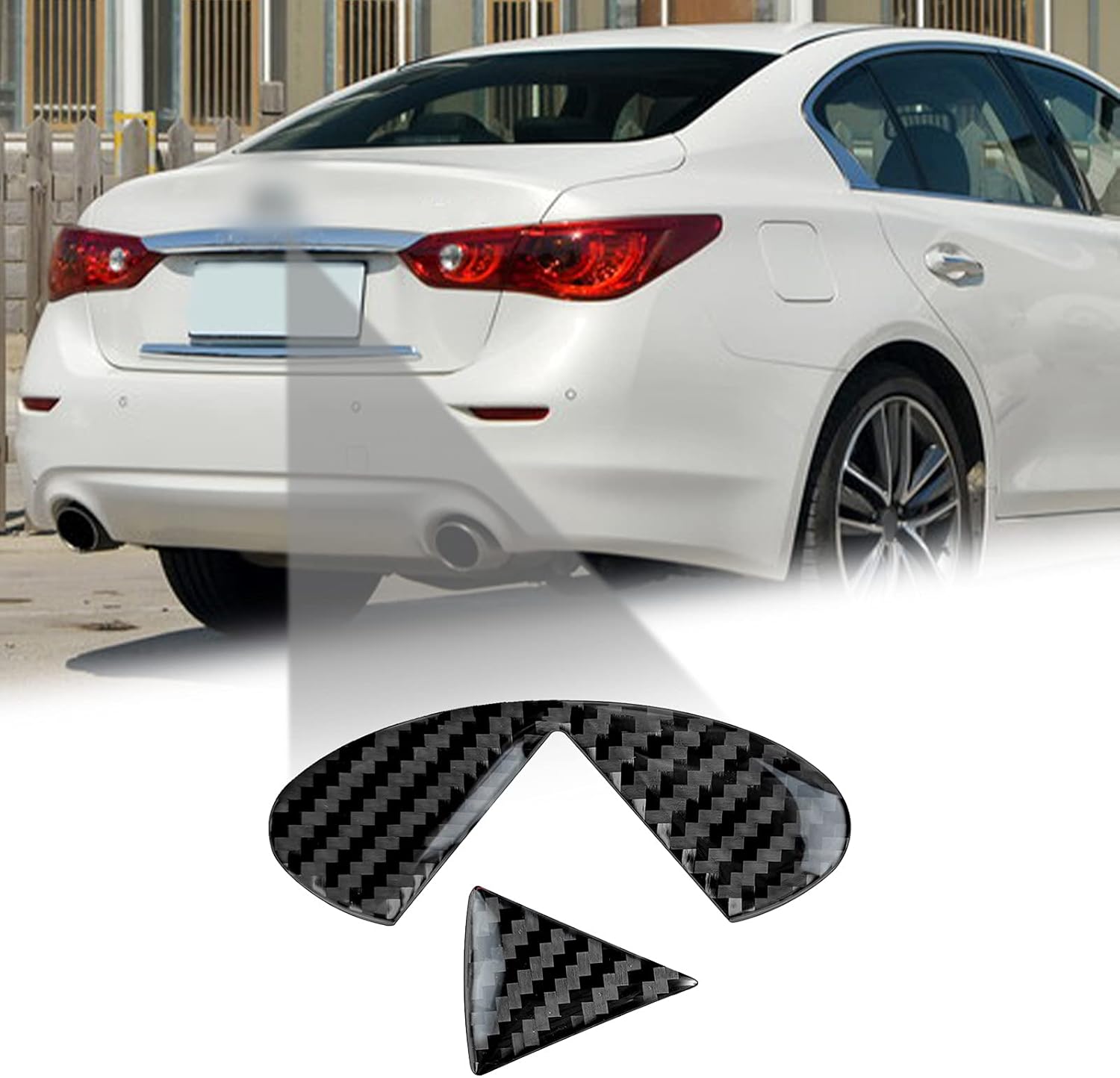 Amazon.com: BLAKAYA Compatible with Rear Trunk Logo Insert Cover Trim ...