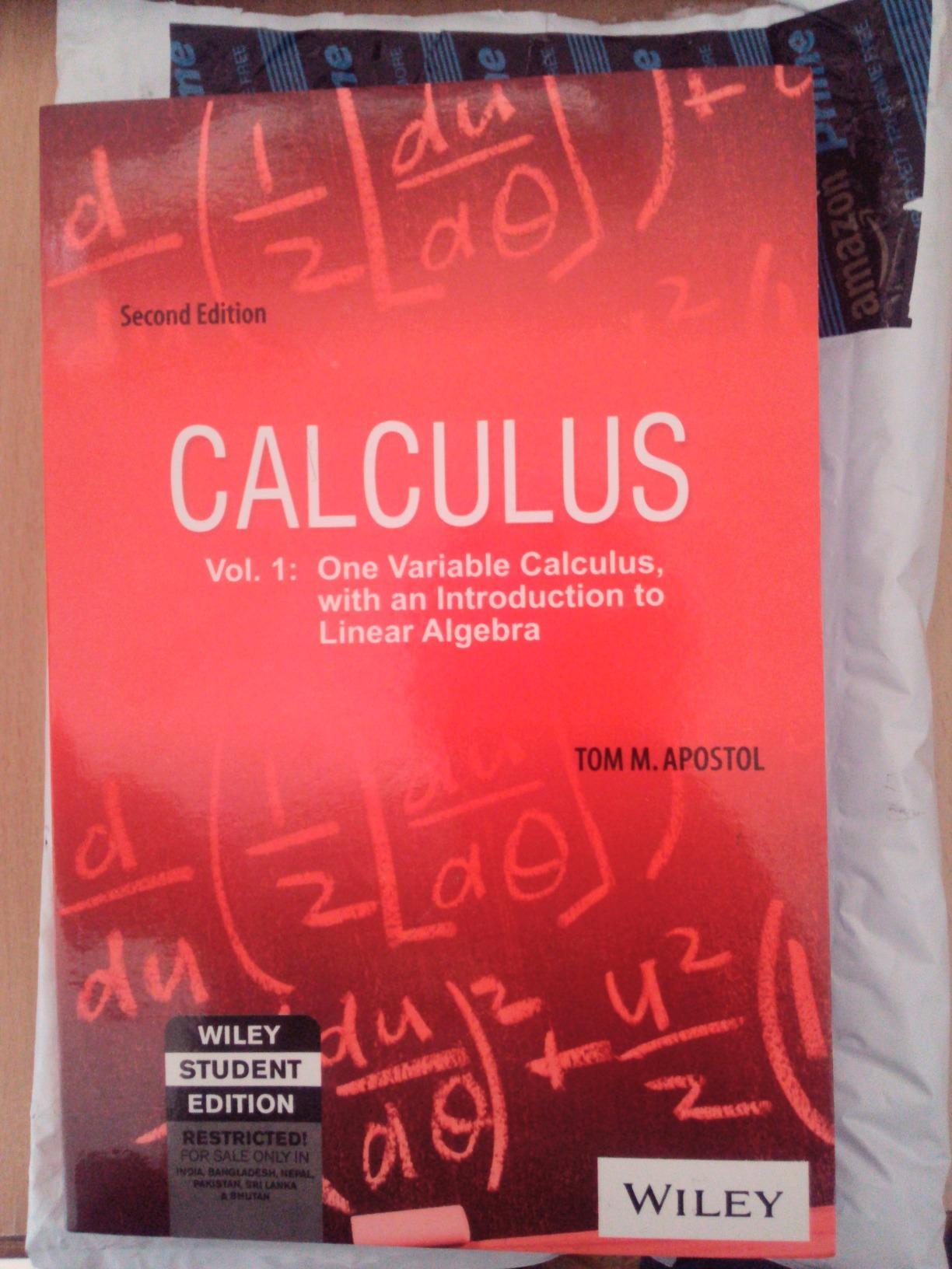 Buy Calculus: One-Variable Calculus with An Introduction to Linear ...