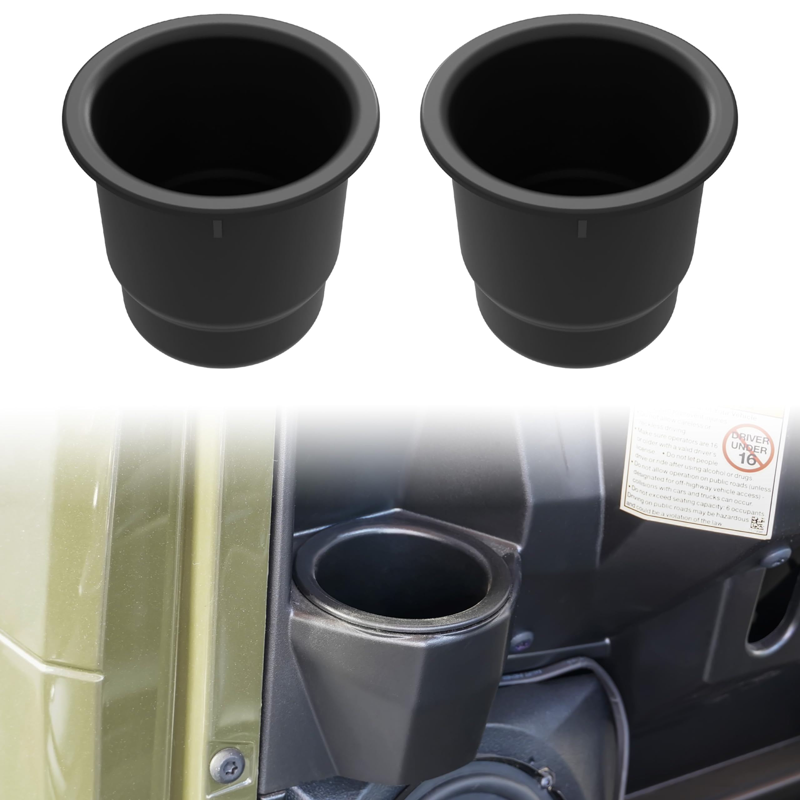 Amazon.com: SAUTVS Cup Holder Drink Holder for Polaris Ranger 570 900 ...