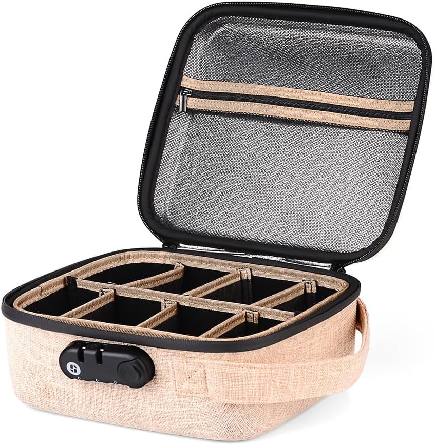 LAYAONE Smell Proof Bag | Smell Proof Stash Box with Combination Lock ...