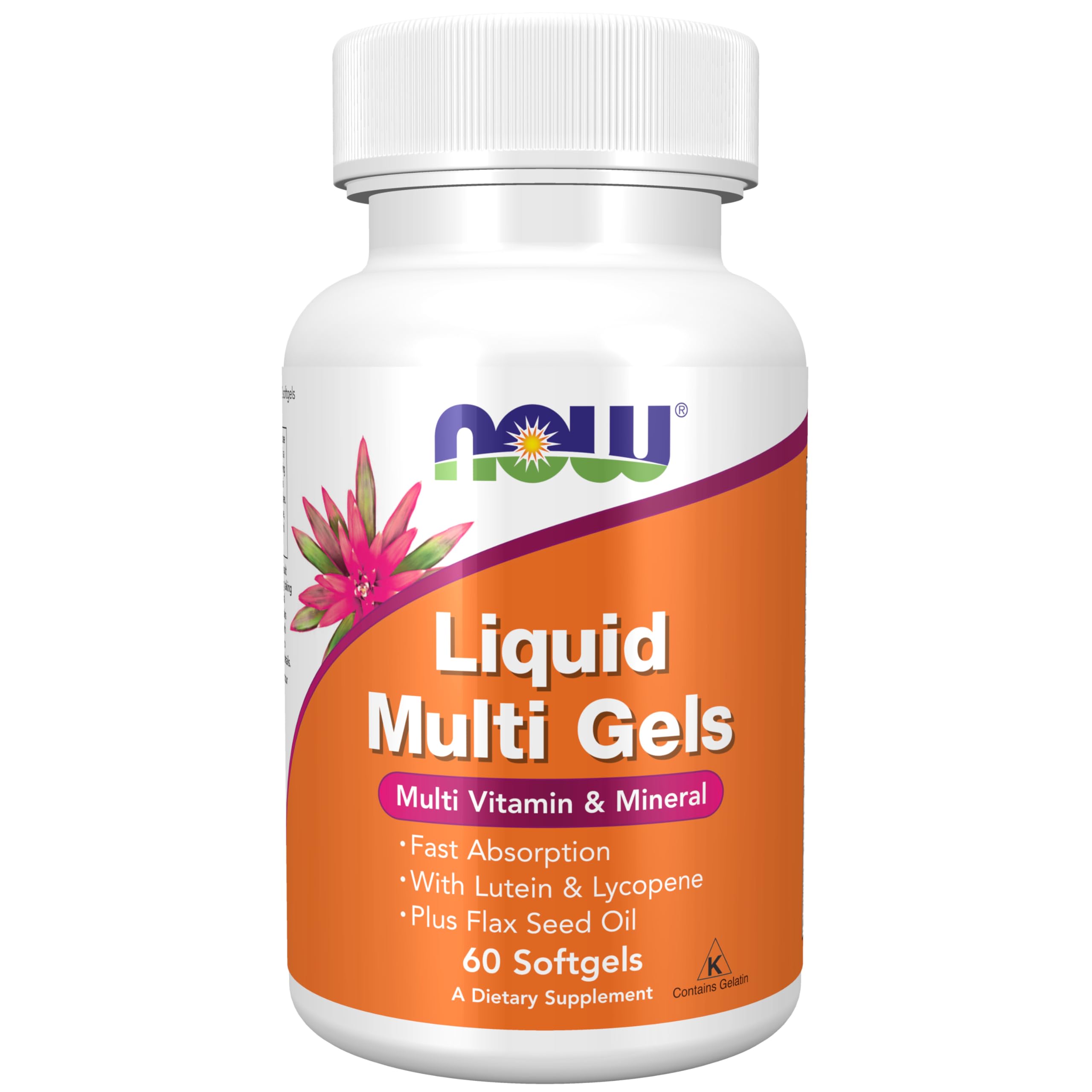 Amazon.com: NOW Foods Supplements, Liquid Multi Gels with Lutein and ...