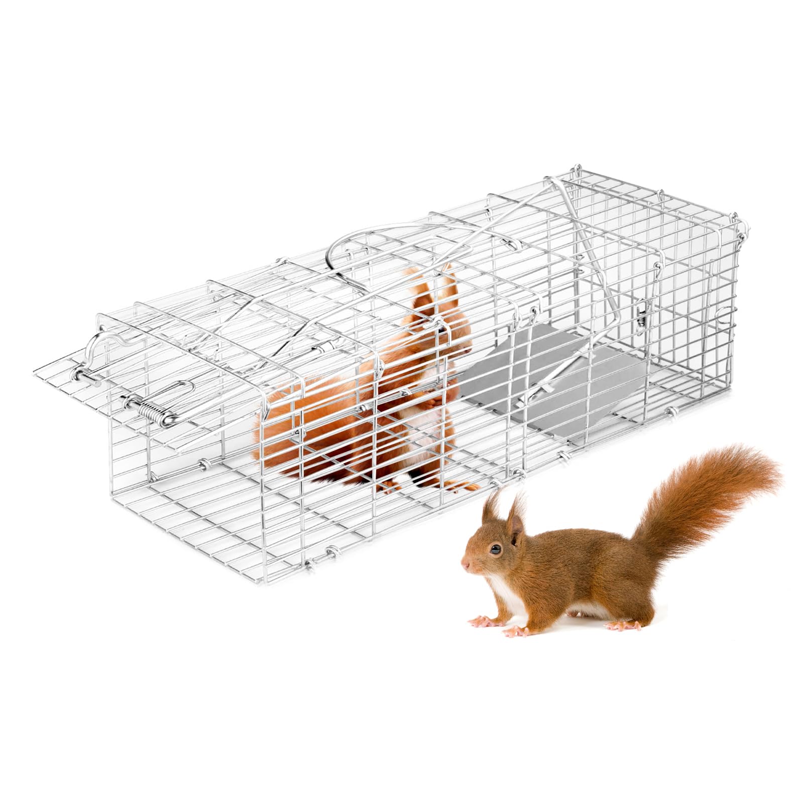WEIANG Rat Trap Humane Animal Live Cage, Mouse Traps No Kill Live Catch ...