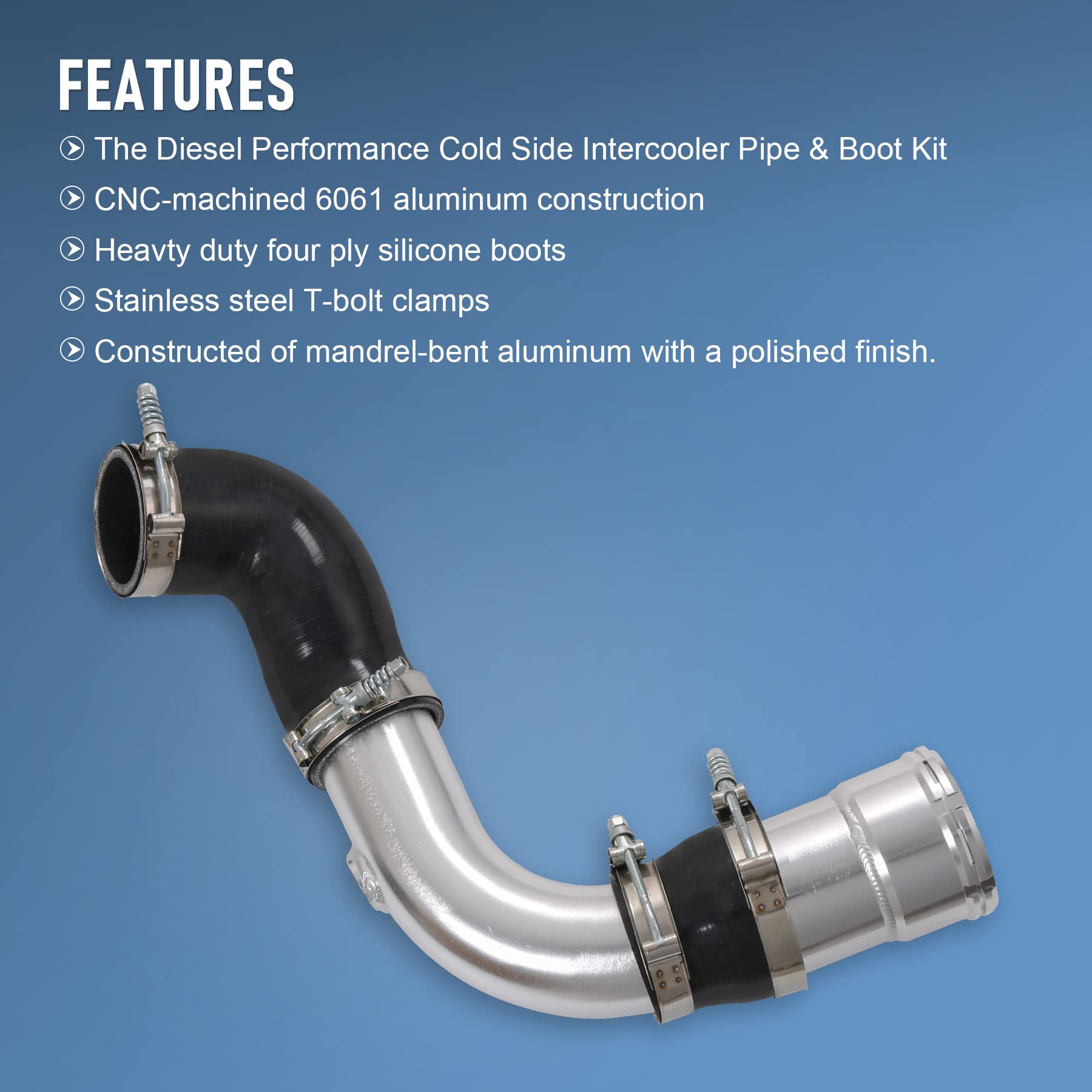 Snapklik.com : 3.5" Cold Side Intercooler Pipe Upgrade Kit For 2011 ...