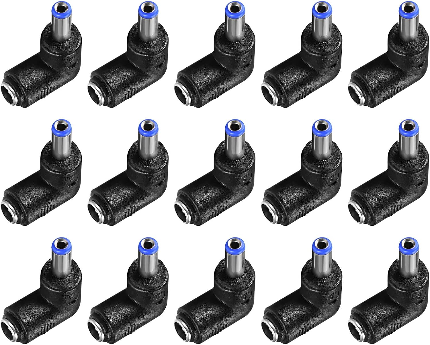 Amazon.com: Rebower DC Male to Female Power Jack Connector 90 Degree ...