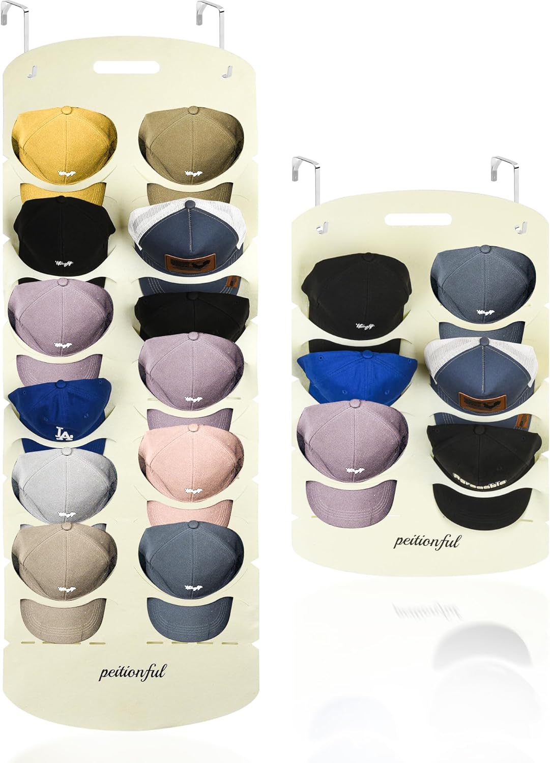 Amazon.com: Petitionful Multifunctional Wall-Mounted Baseball Cap ...