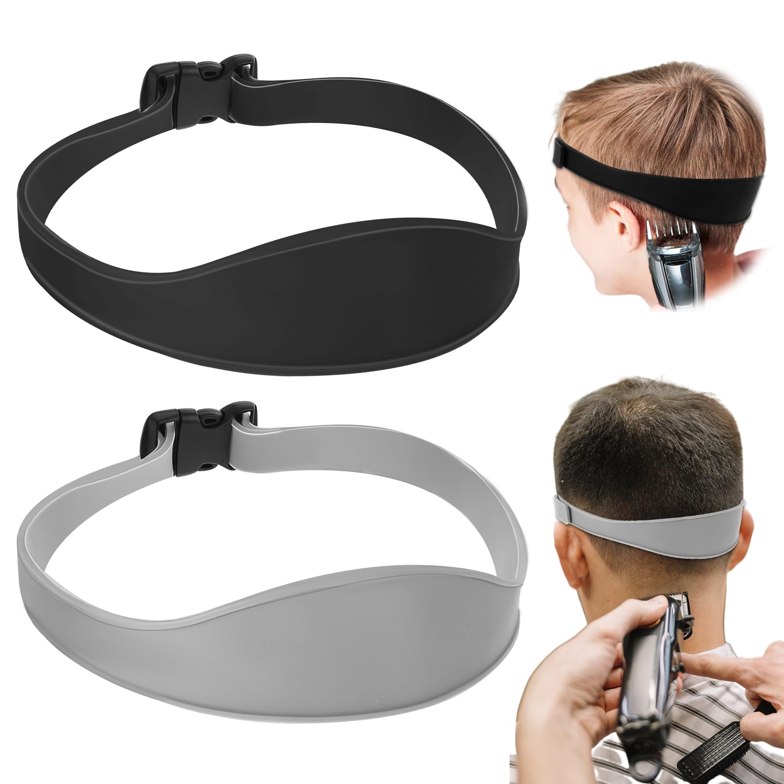 Amazon.com : Adjustable Hair Trimming Guide, 2 Pack Neckline Shaving ...