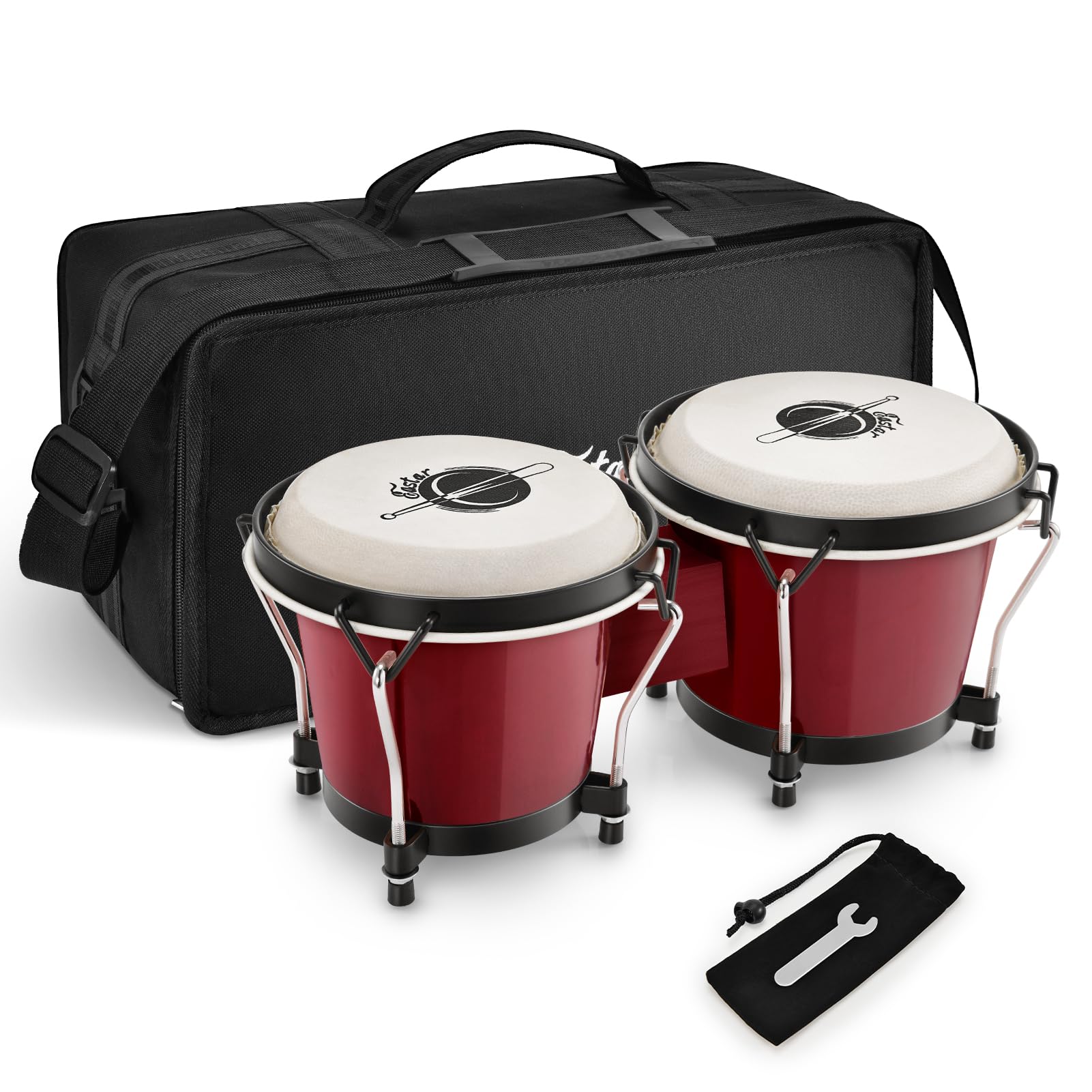 Snapklik.com : Eastar Bongo Drums 6” And 7” Congas Drums For Kids ...