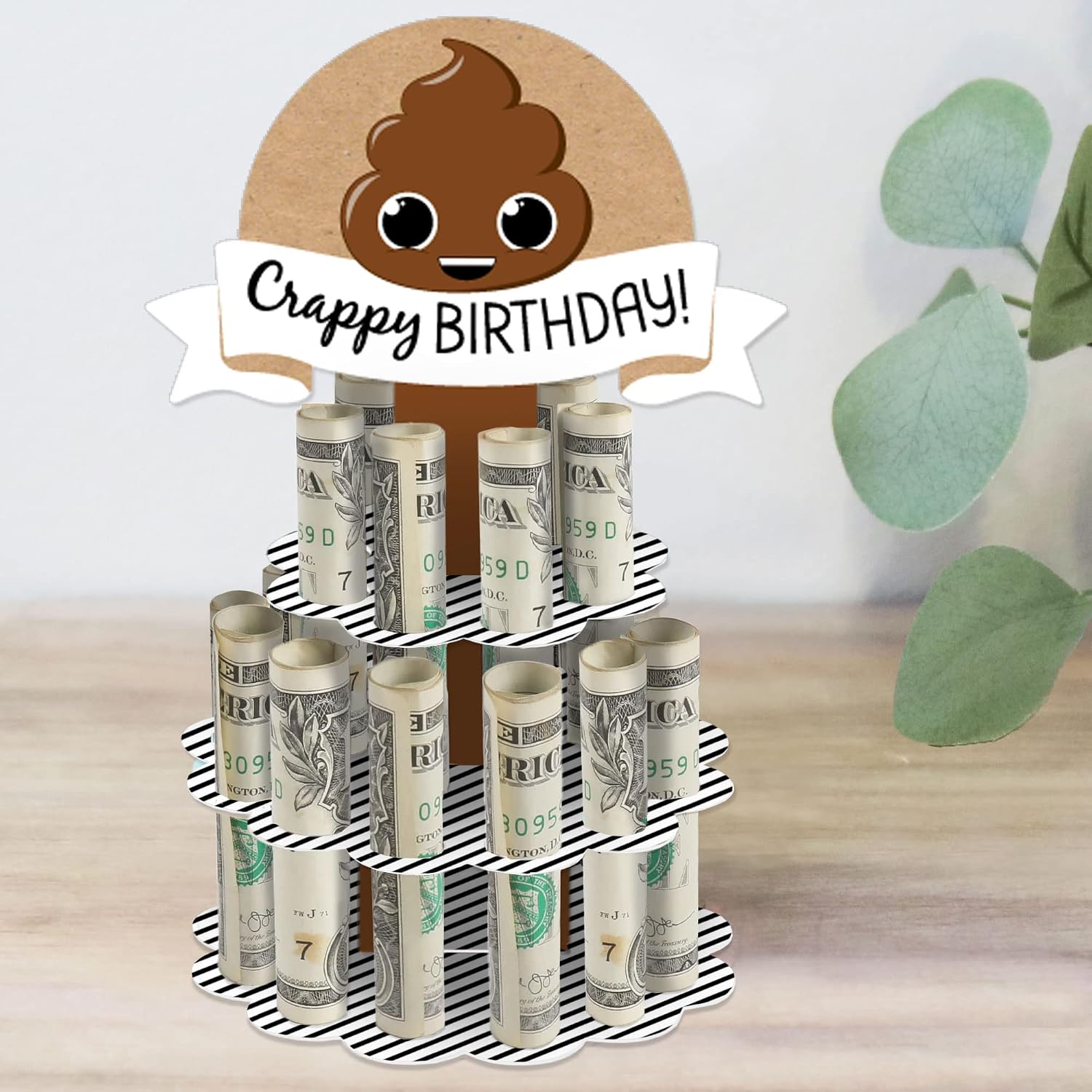 Amazon.com: Big Dot of Happiness Oh Crap, You’re Old! - DIY Poop ...