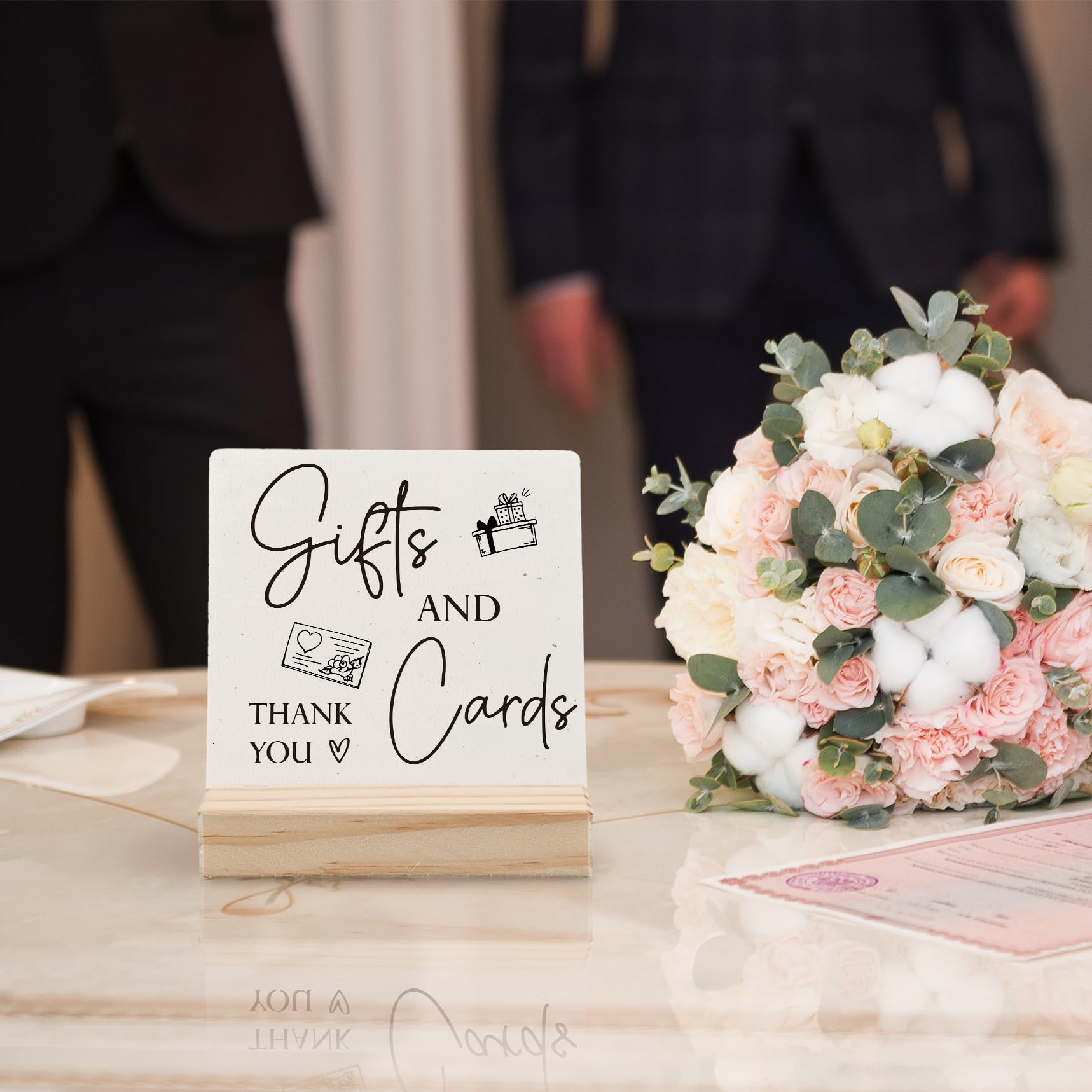 Snapklik.com : ANIANG Cards And Gifts Sign For Wedding Decor, Gift ...