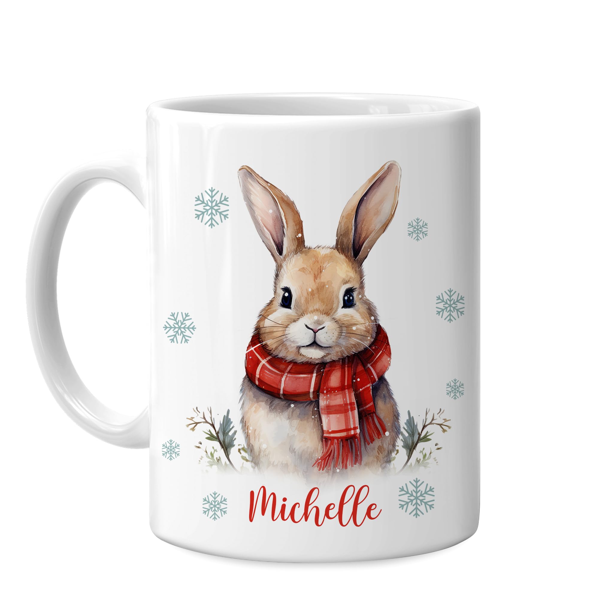 Amazon.com: Hyturtle Personalized Bunny Rabbit Mug Gifts For Girls Men ...