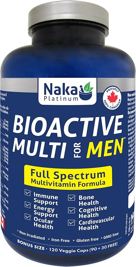 Bioactive Multi for Men, Full Spectrum, Multivitamin Formula, Made in ...