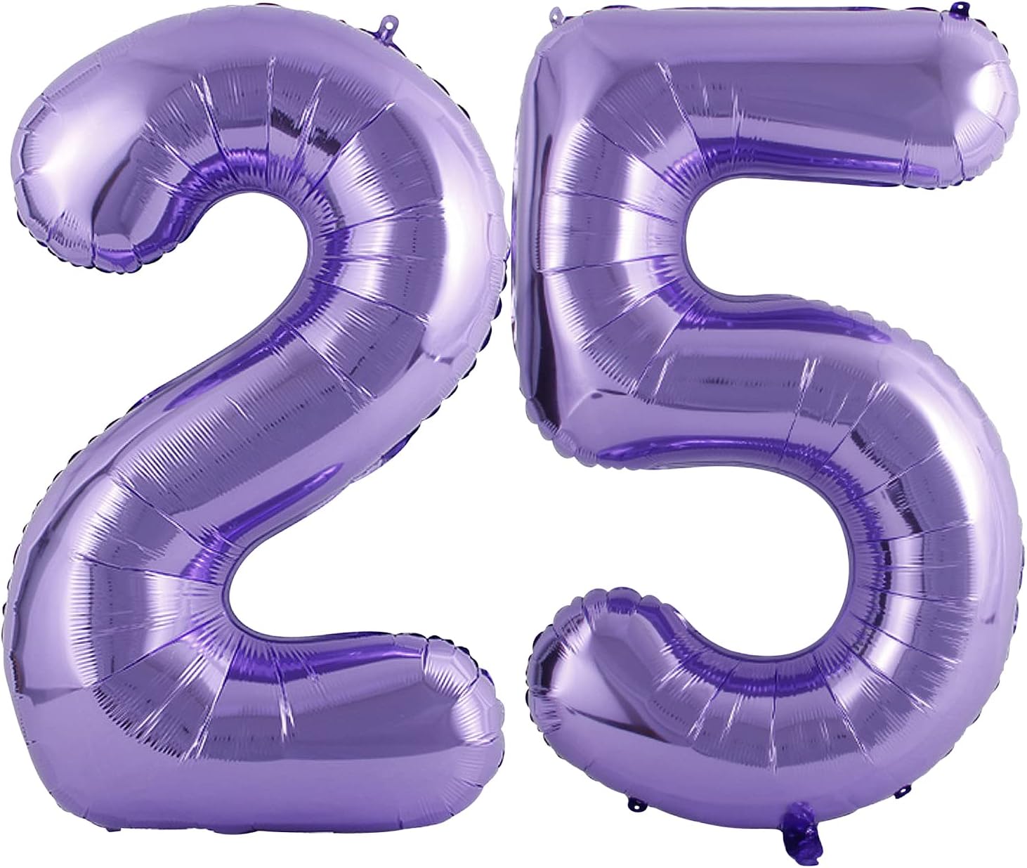 Amazon.com: Isndare 40 Inch Number Balloons 25, Purple Helium Foil ...