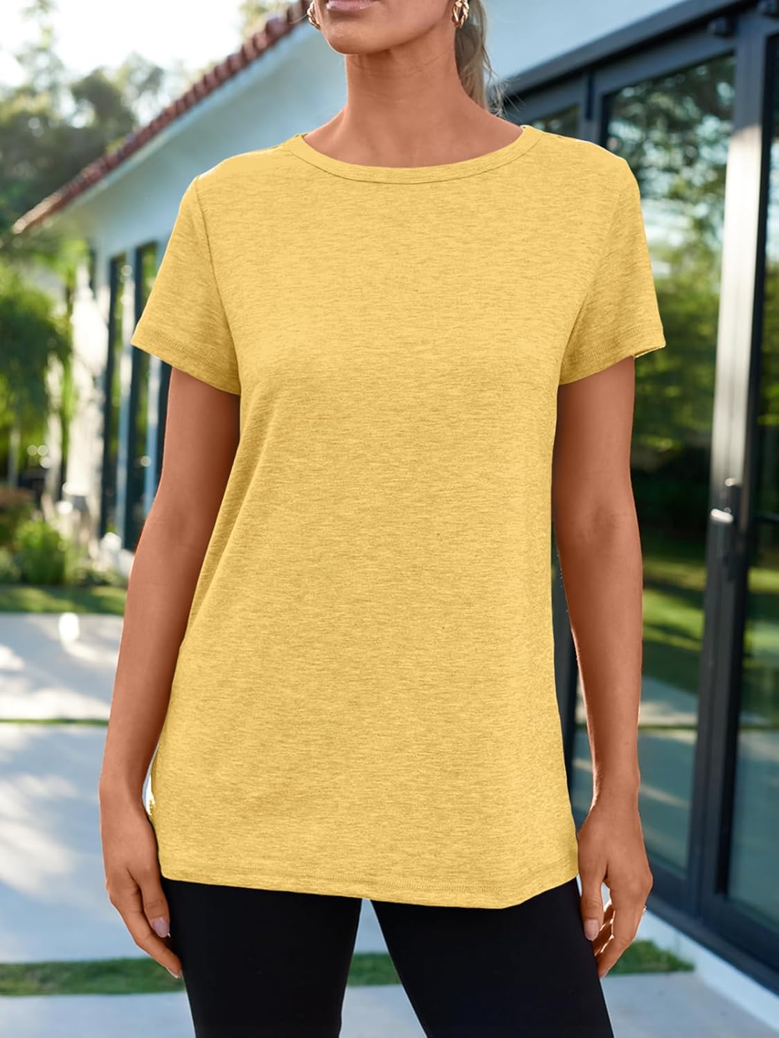 AUTOMET Summer Tops Women Spring Short Sleeve Shirts Beach Vacation ...