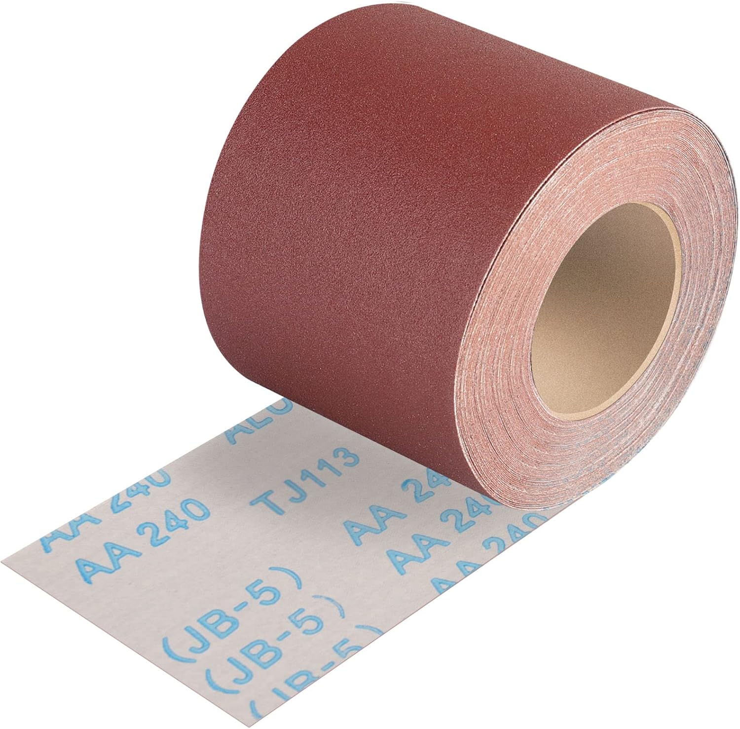 Shineboc Sandpaper Roll 240 Grit, 93mm x 10m Emery Cloth Sanding Rolls ...