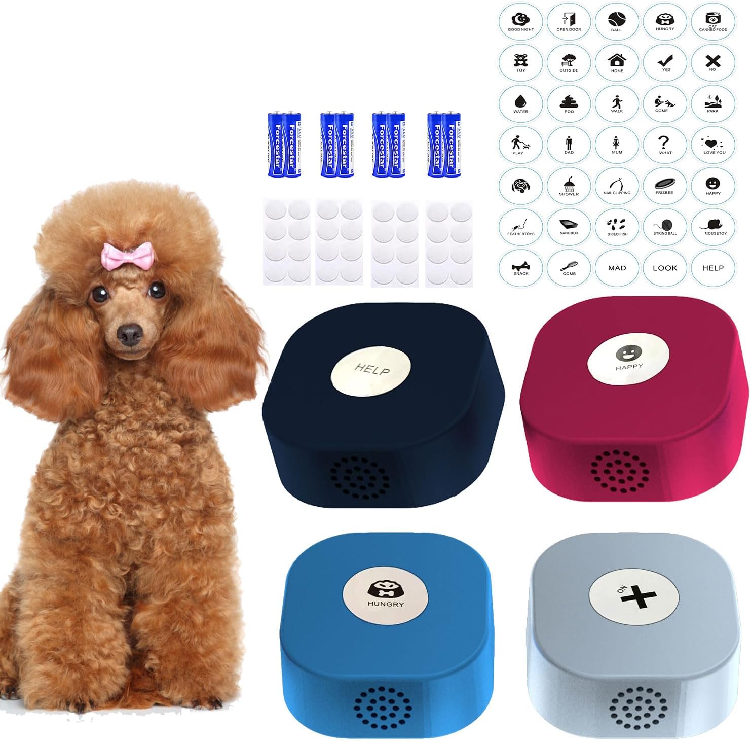 Amazon.com : QUZOC Dog Buttons for Communication Voice Recording ...