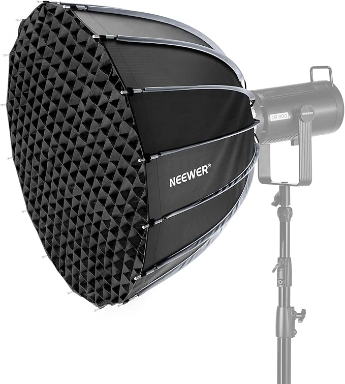 Amazon.com : NEEWER 28"/70cm Parabolic Softbox Bowens Mount, Quick ...