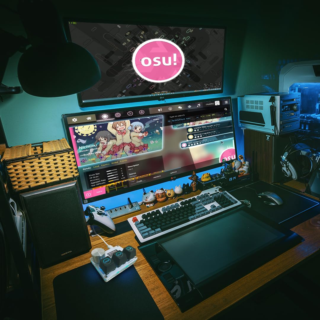 Snapklik.com : BTXETUEL SayoDevice O3C OSU Keyboard Rapid Trigger Hall ...